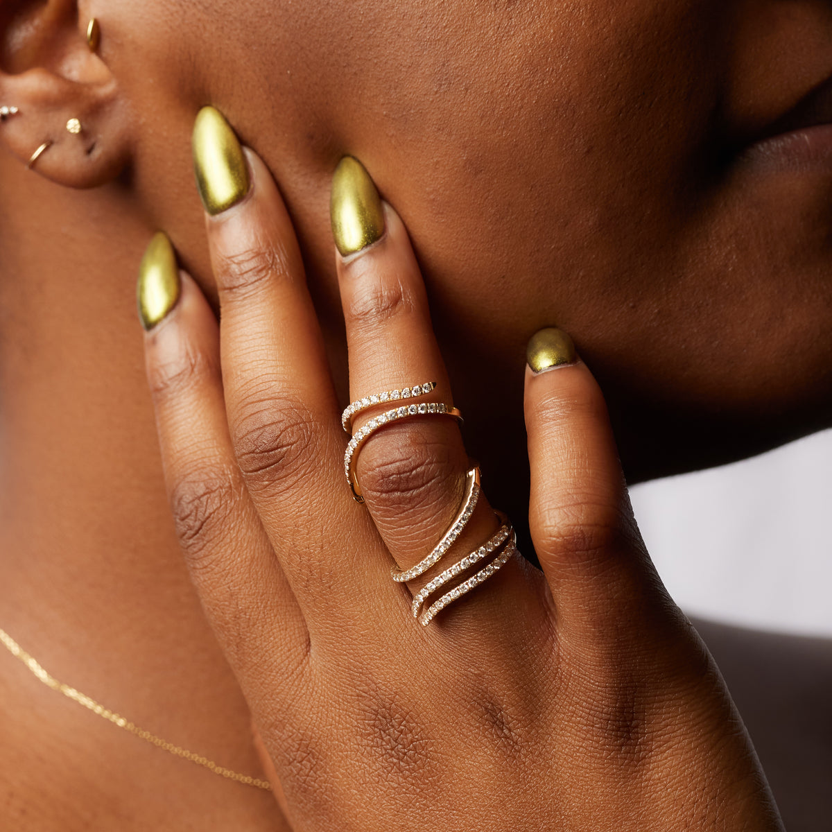 Andromeda Diamond Wrap Ring – Adornment + Theory